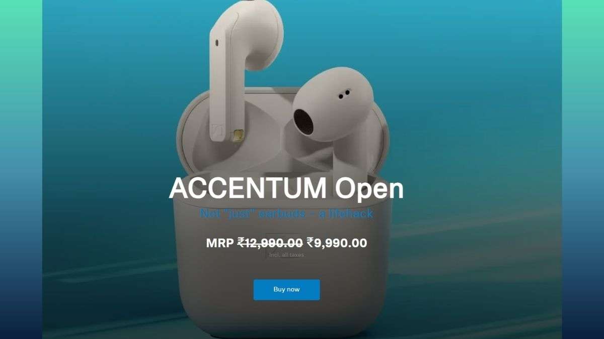Sennheiser Accentum Open TWS earphones launched in India with 28-hour ...