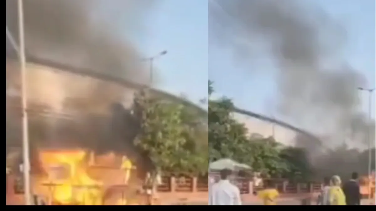 Cylinder explodes outside Dwarka Sector-21 Metro Station, dramatic ...