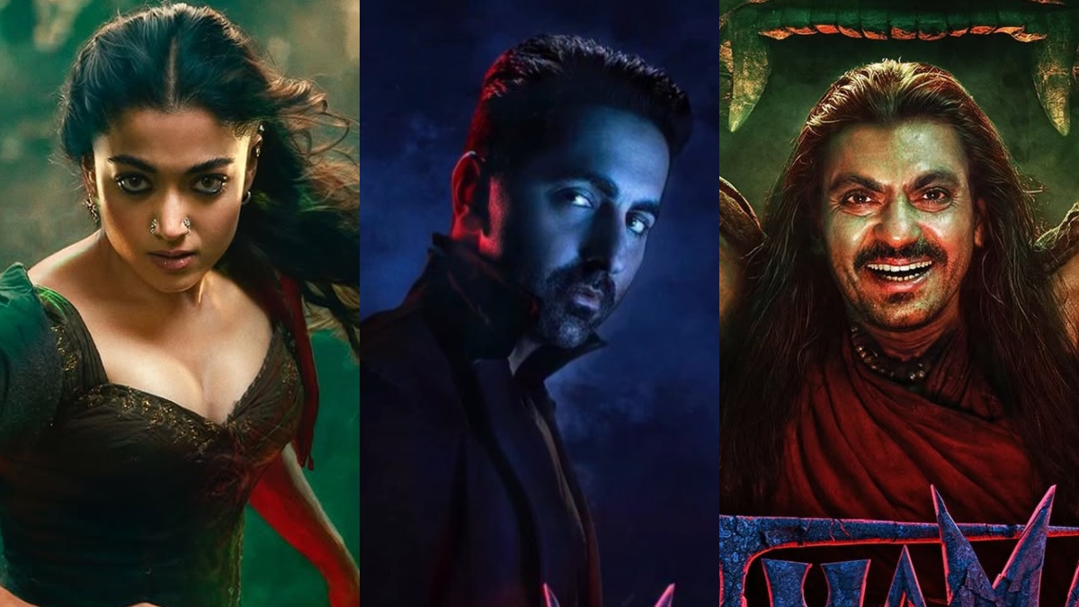 Thama movie: Ayushmann Khurrana, Rashmika Mandanna first look out; teaser drops tomorrow ...