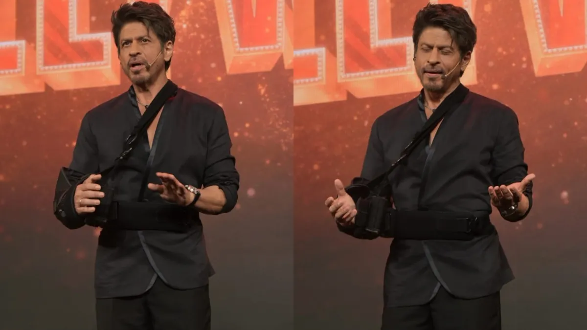 Shah Rukh Khan gives update on broken arm, says 'National Award uthane ...