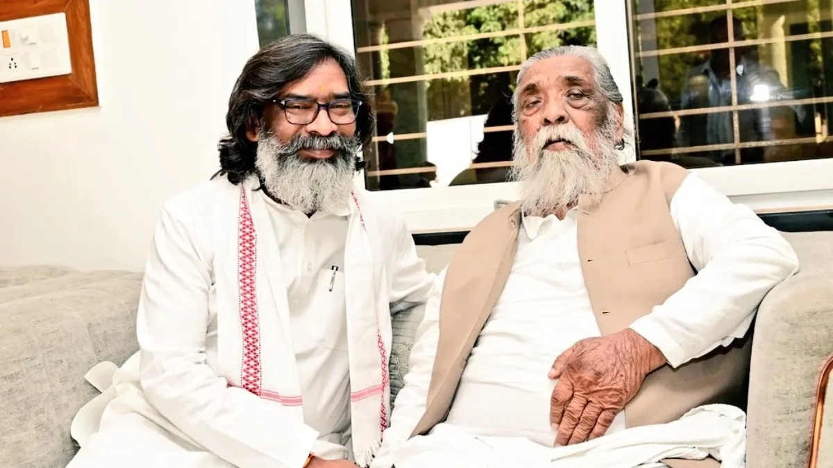 Hemant Soren pays emotional tribute to father Shibu Soren: 'Pillar of ...