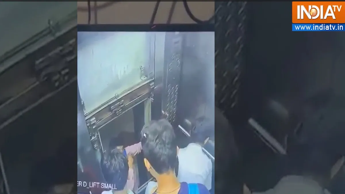 Children trapped inside lift at Ghaziabad assotech high rise society ...