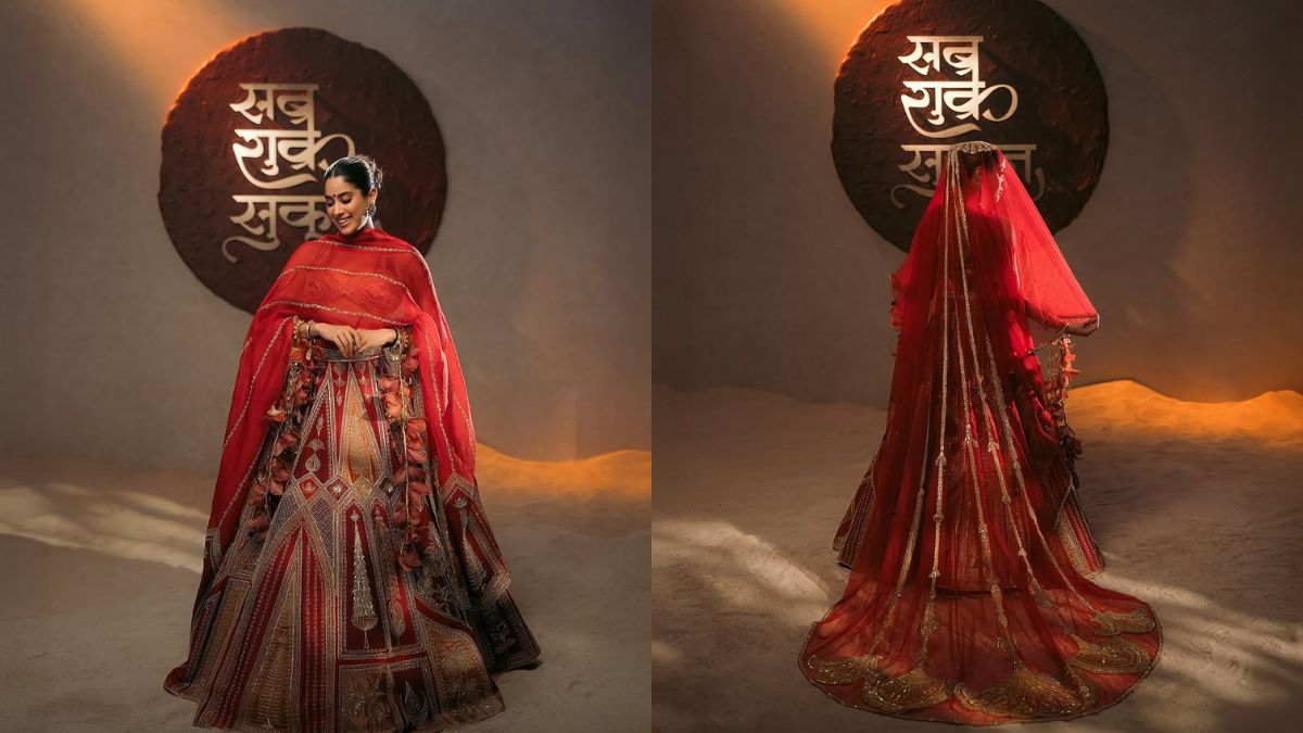 Janhvi Kapoor shines as ‘The Masaba Bride' for designer's latest bridal ...