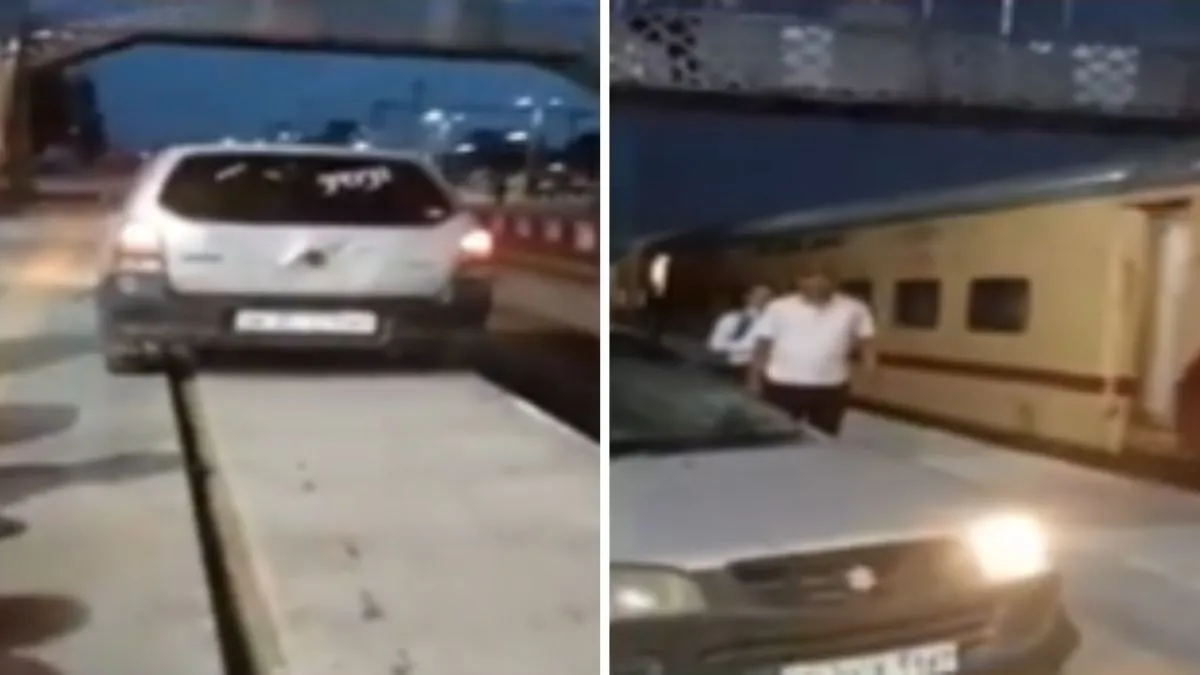 Drunk Army jawan drives car onto Meerut Cantt railway station; arrested ...