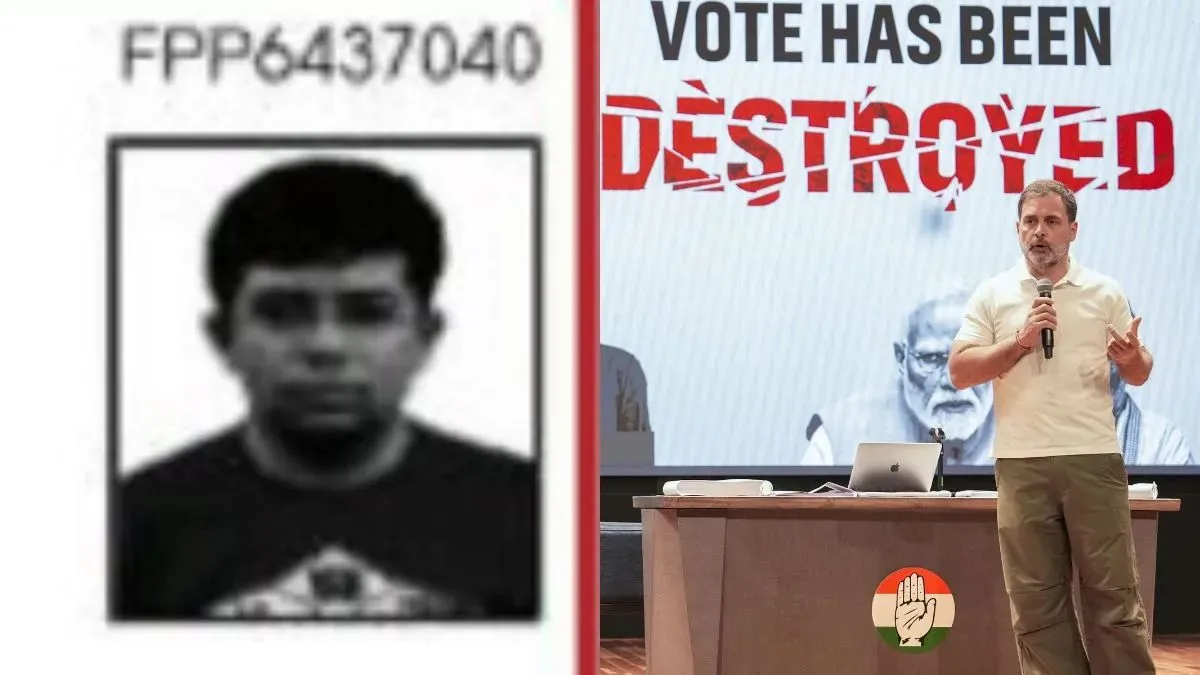 Aditya Srivastava, man cited by Rahul Gandhi as voter in 3 states ...