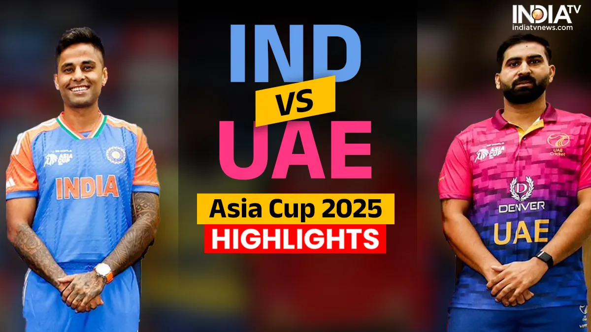 IND vs UAE Live cricket score: India vs UAE Asia Cup 2025 Latest Match ...