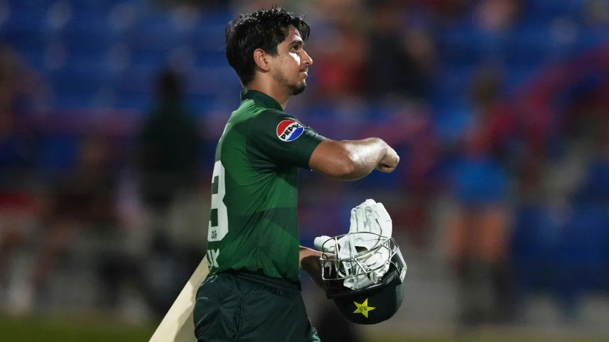 Saim Ayub equals Samson, Pakistan's unwanted record after being dismissed for third straight ...