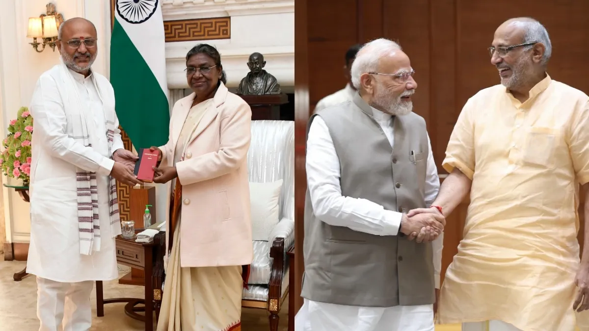 President Murmu, PM Modi and other leaders congratulate CP Radhakrishnan on vice presidential ...