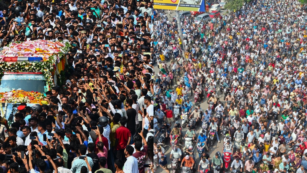 Thousands brave heat and rain to bid emotional farewell to Zubeen Garg singing 'Mayabini Ratir ...