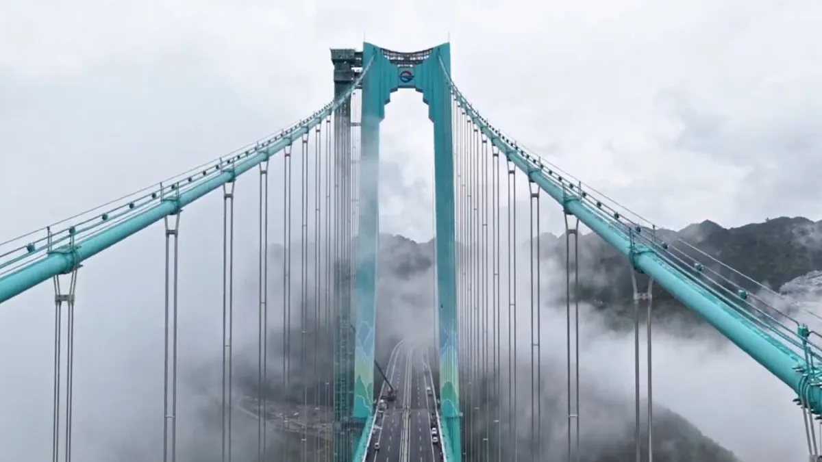 China opens World's tallest bridge, travel time reduced from two hours ...
