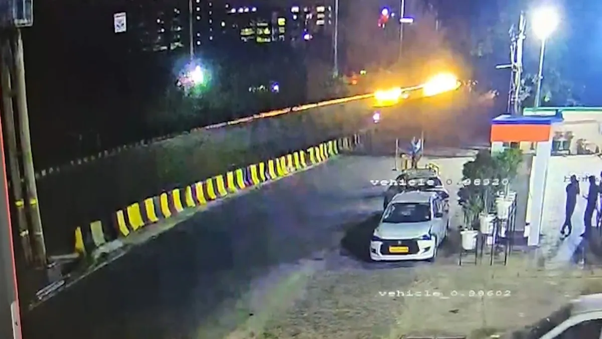 CCTV captures speeding Thar before deadly crash on Gurugram expressway ...