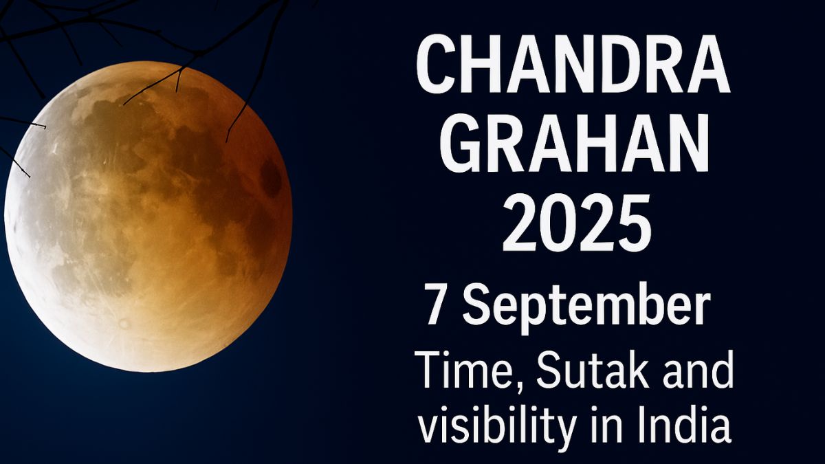 Chandra Grahan 2025 India time tomorrow: 7 September eclipse and Sutak ...