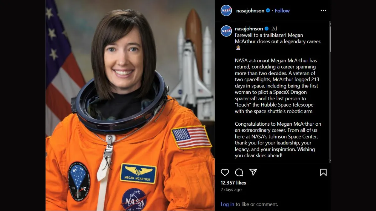 Megan McArthur, first woman to pilot SpaceX Dragon retires after 20 ...