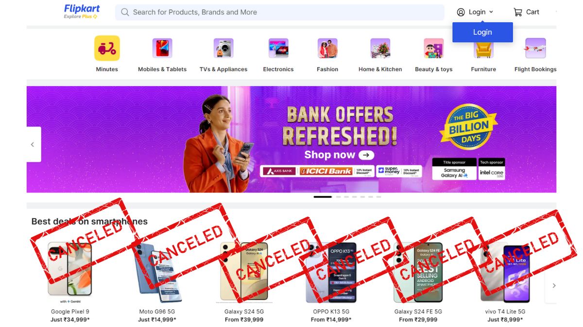 Flipkart Big Billion Days Sale: Customers furious due to false ...