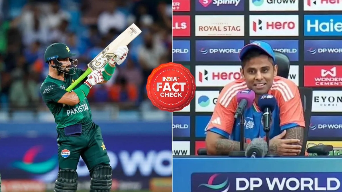 Fact Check: Did Suryakumar Yadav call Pakistani players 'terrorists ...