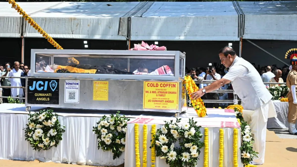 Zubeen Garg funeral: Assam bids farewell as legendary singer cremated with full state honours ...