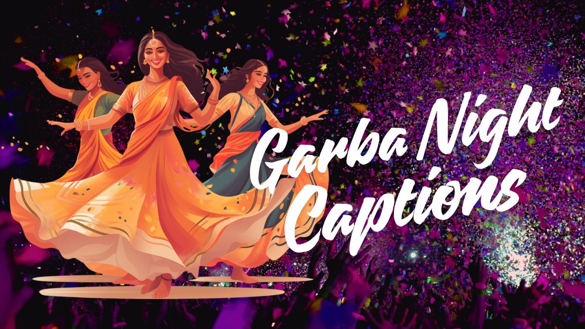 Garba night captions for Instagram: Best Garba captions, short lines ...
