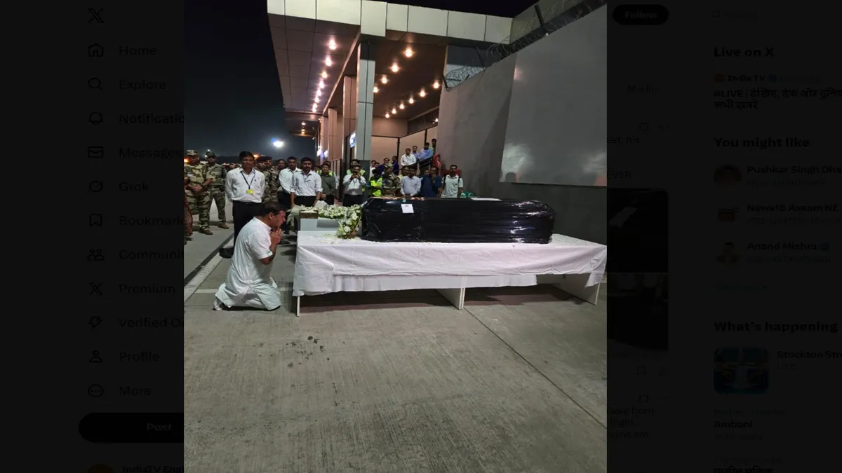 Zubeen Garg's mortal remains reach Guwahati, fans cause ruckus and break barricades at airport ...