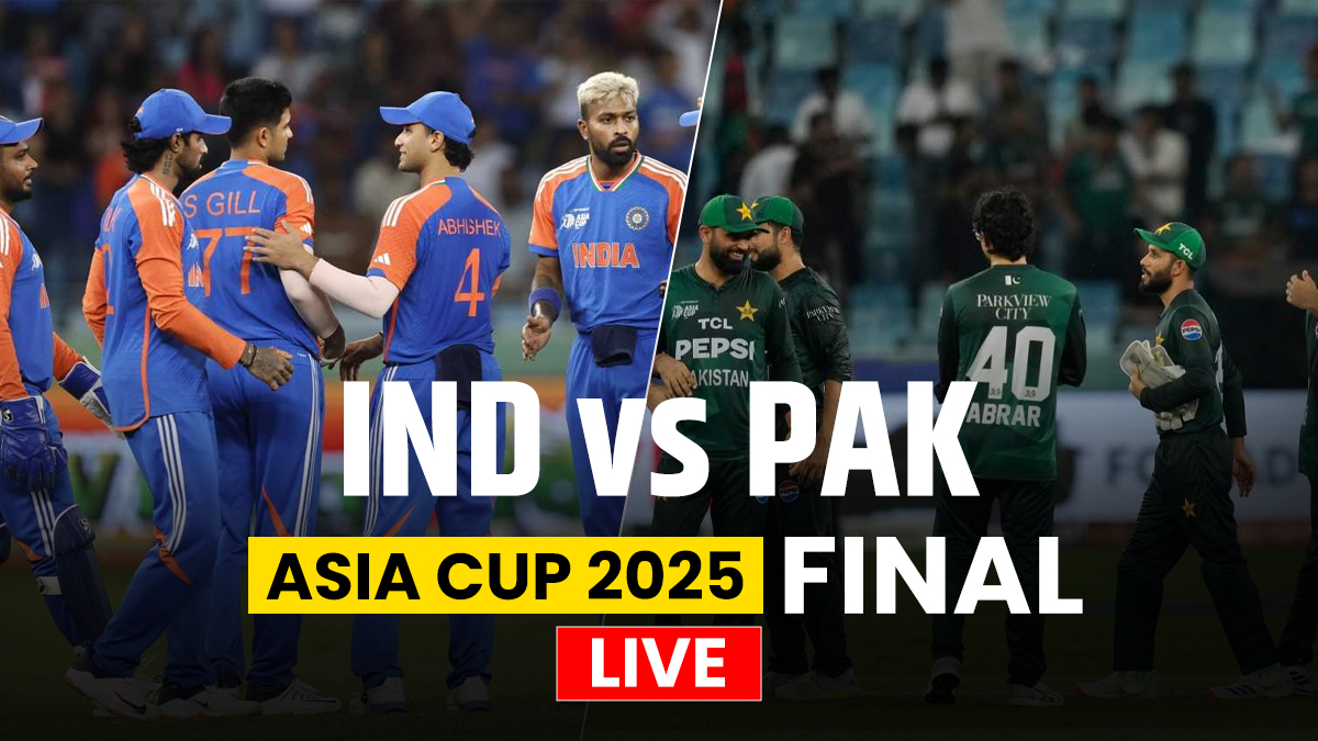 IND vs PAK Live cricket score: India vs Pakistan Asia Cup Final Match ...