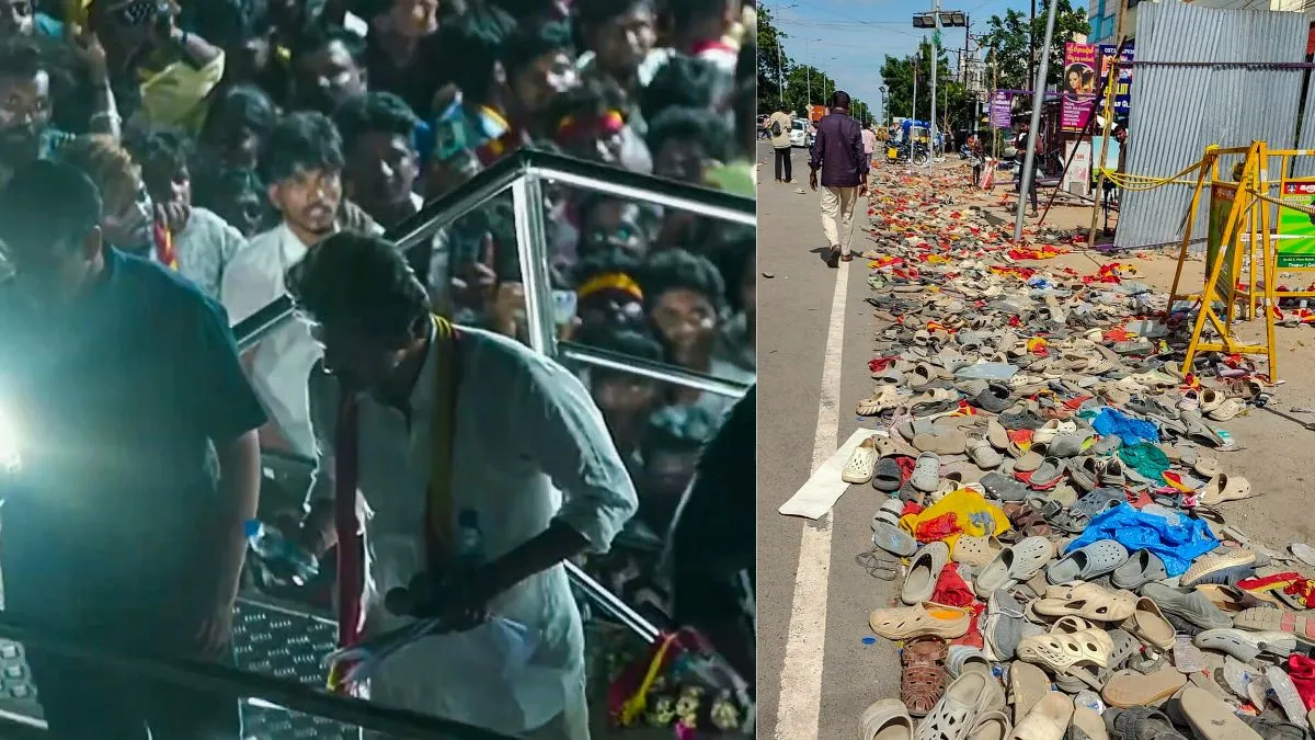 Karur stampede: FIR says Vijay's extended stay inside vehicle led to overcrowding | Tamil-nadu ...