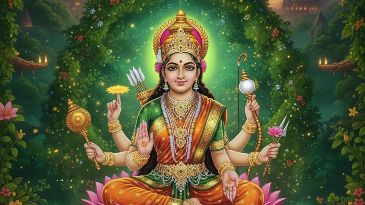 Navratri 2025 4th Day Devi images and wishes in Hindi, English, Kannada ...