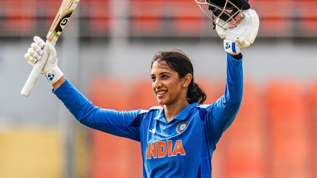 Smriti Mandhana equals women's ODI record with her 12th ton amid India's rare win over Australia ...