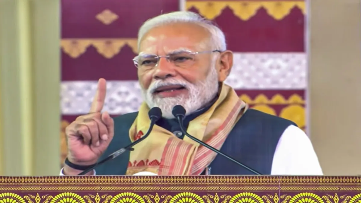 'Operation Sindoor' triumph attributed to blessings of Maa Kamakhya: PM Modi in Assam | Video ...