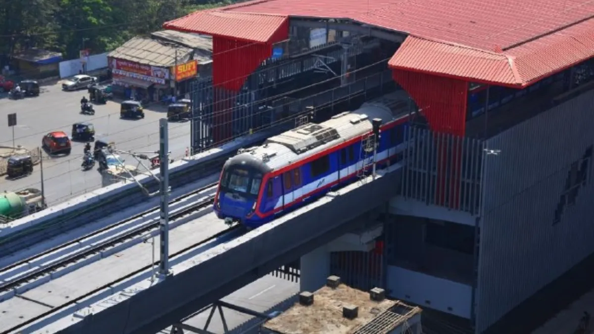 Metro Line 4 trial run begins on a 4.4 km stretch in Thane - Check ...