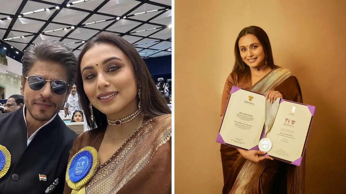 71st National Awards: Rani Mukerji's necklace carried daughter Adira ...