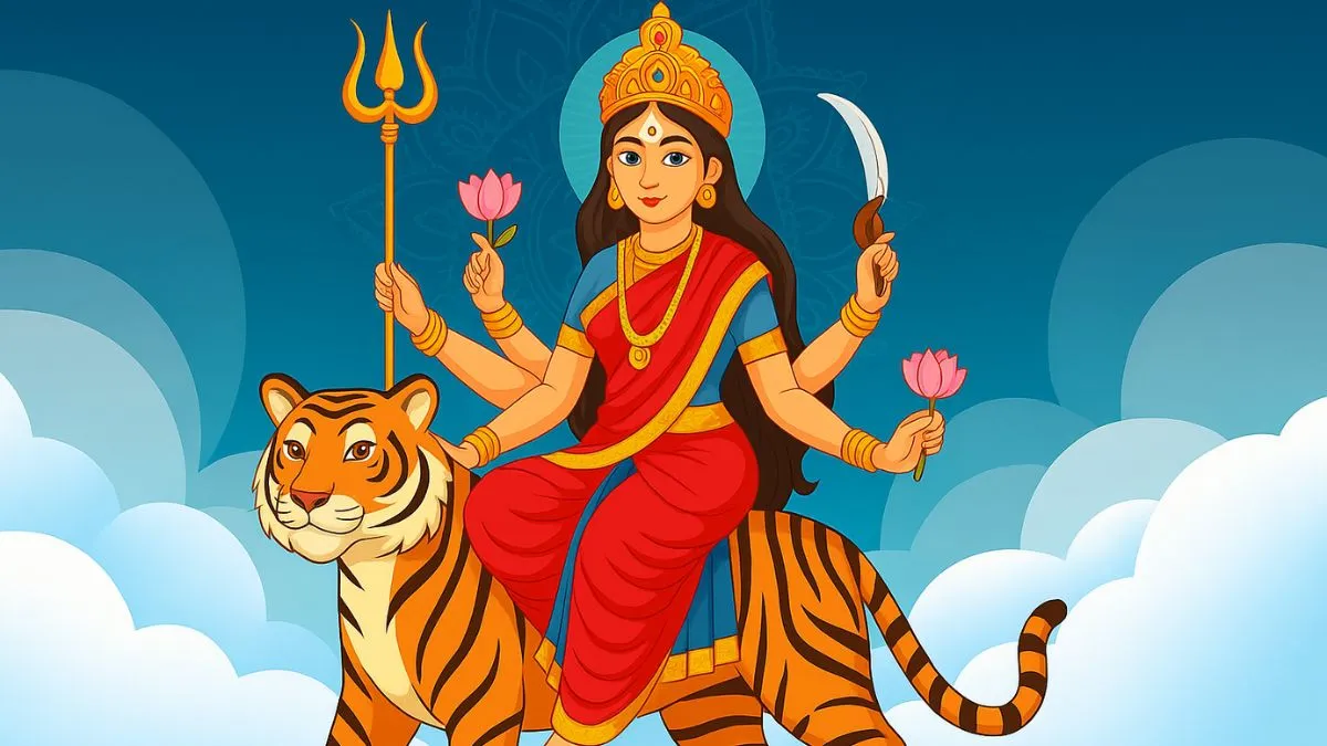 Navratri 3rd day status video download [2025] | Maa Chandraghanta video ...