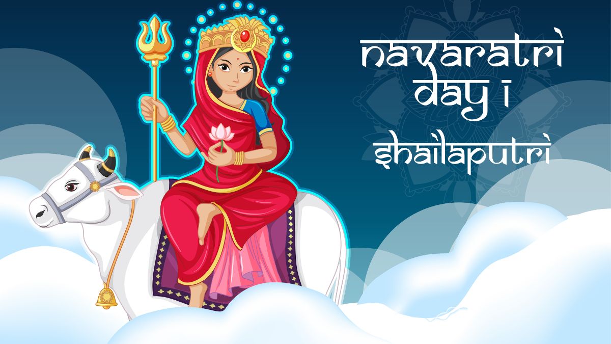 Navratri first day colour 2025: Significance, what to wear, rituals ...