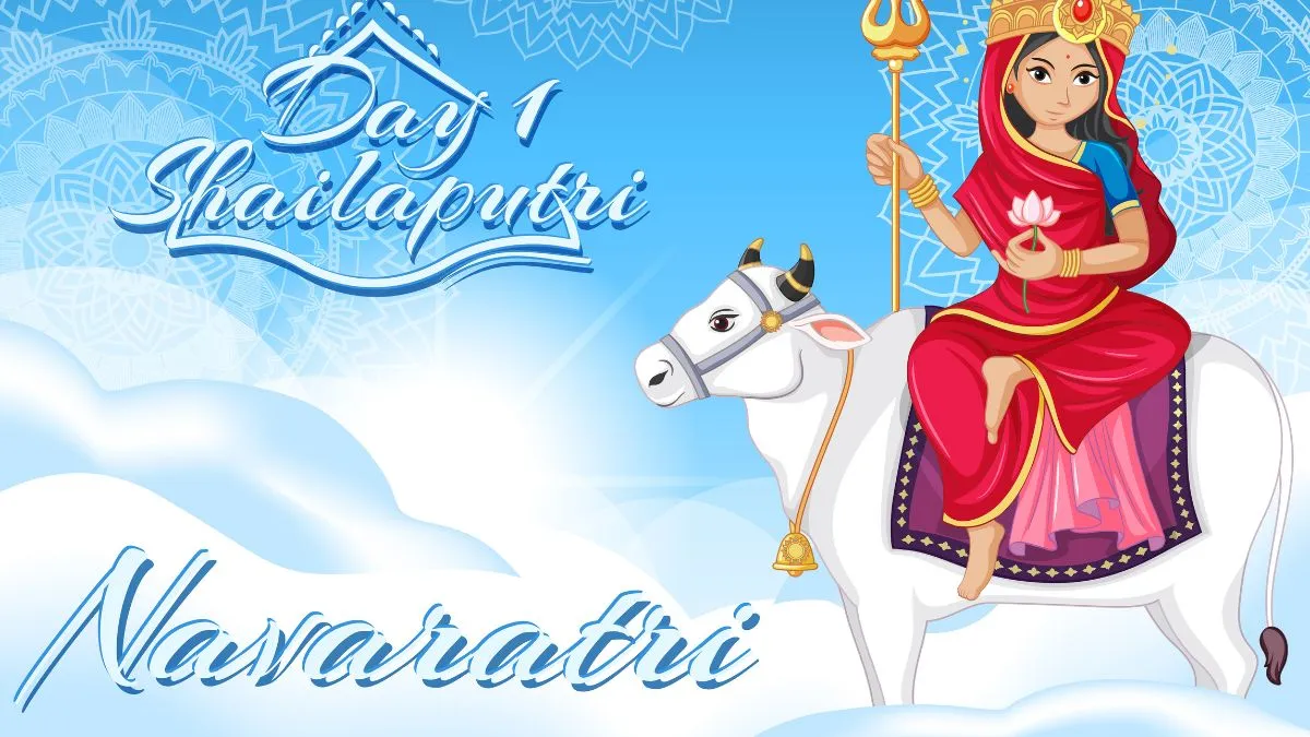 First Day of Navratri 2025: Shailputri Puja, muhurat, colour, bhog, mantra and flower ...