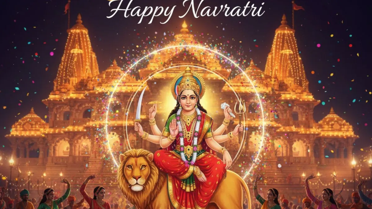 Navratri 2025 status videos: Free Navratri WhatsApp status and wishes downloads | Events News ...