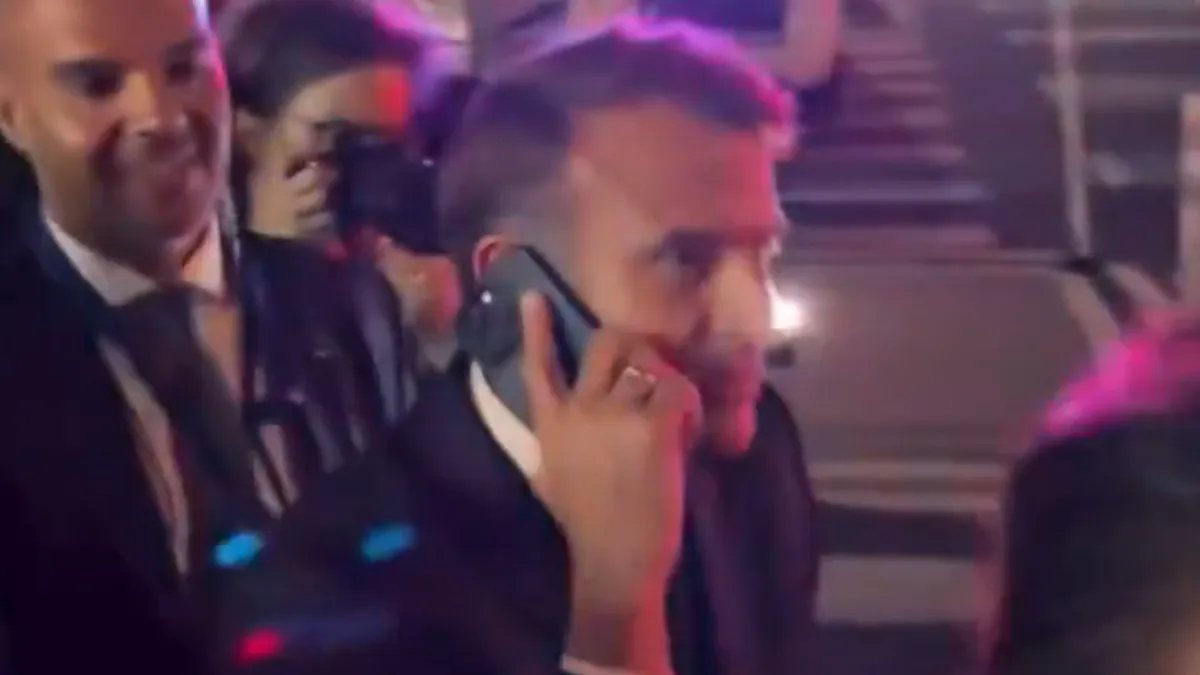 Watch: Macron stopped by NYPD to make way for Trump's convoy, he calls ...
