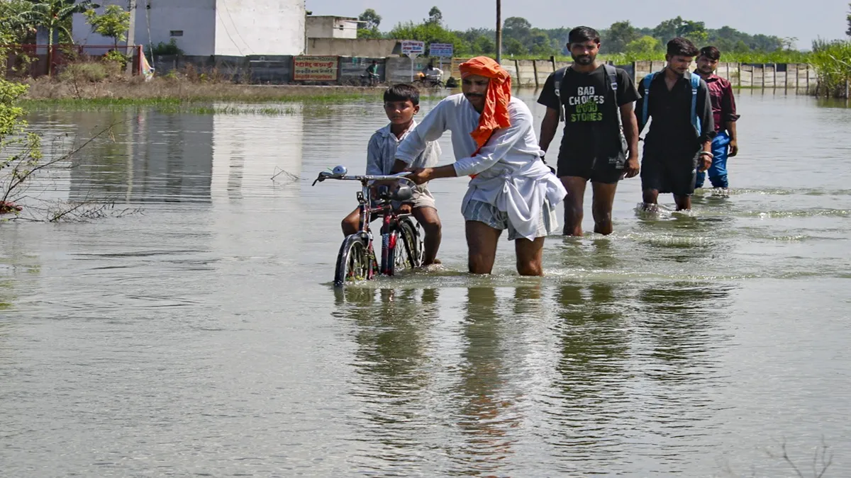 Punjab floods Relief efforts intensify as death count rises AAP MP Vikramjit Sahney commits Rs 5 ...