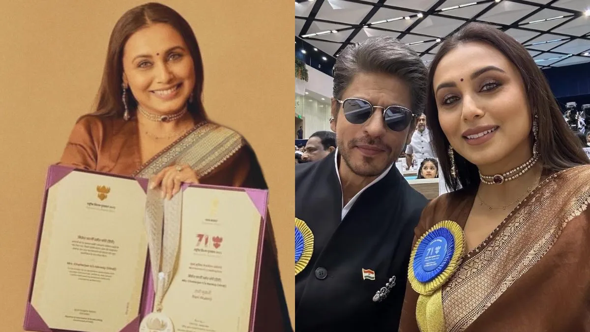 Rani Mukerji dazzles in Sabyasachi saree, custom necklace at the 71st ...