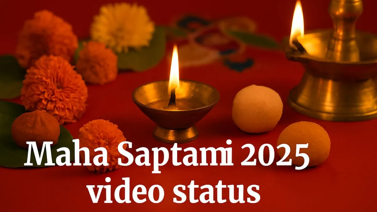 Maha Saptami 2025 WhatsApp status and video clips to share | Saptami ...