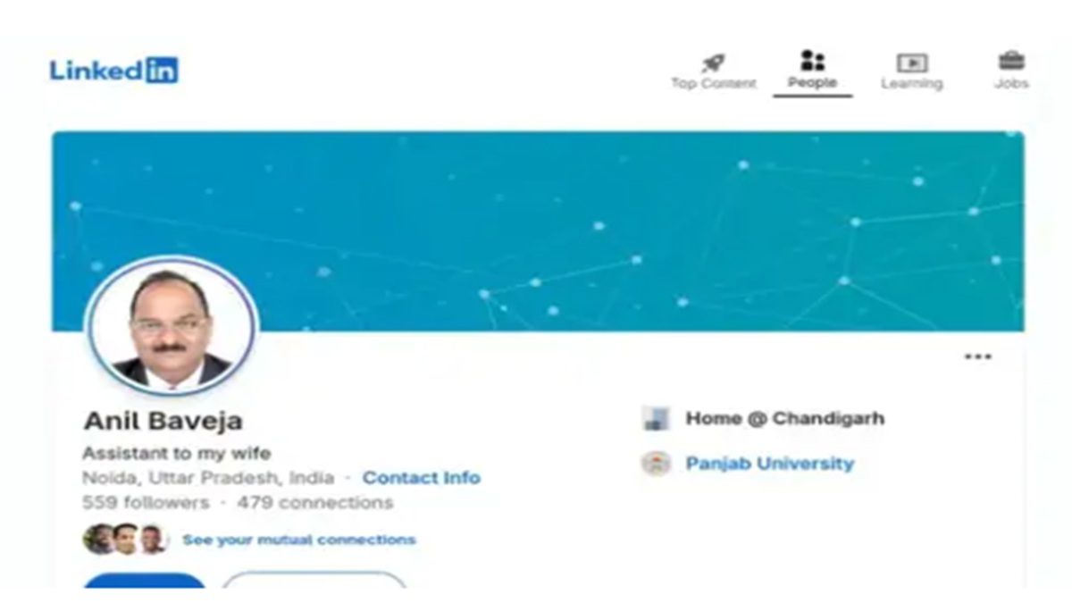 'Assistant to my wife': Noida man's honest LinkedIn job title wins the internet | Offbeat News ...