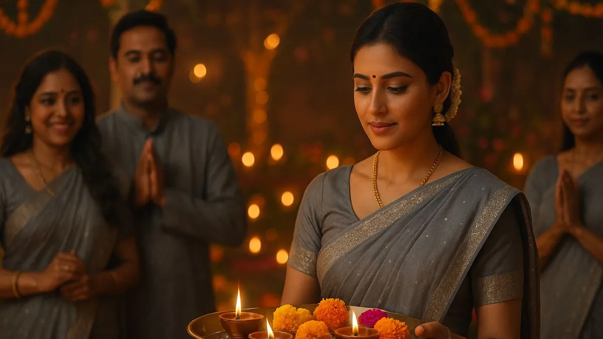 Today Navratri colour 2025 in India: Day 6 grey colour and nine-day ...