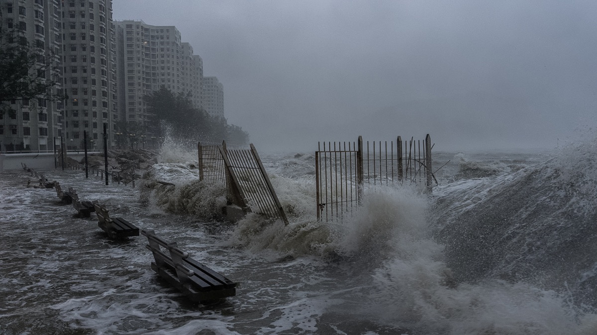 Typhoon Ragasa batters China, Hong Kong with intense rain, set to make ...