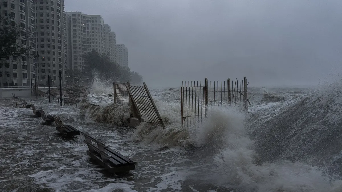 Typhoon Ragasa batters China, Hong Kong with intense rain, set to make ...
