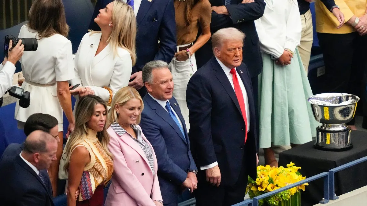 Donald Trump's reaction to Carlos Alcaraz's US Open 2025 title win over Jannik Sinner goes viral ...