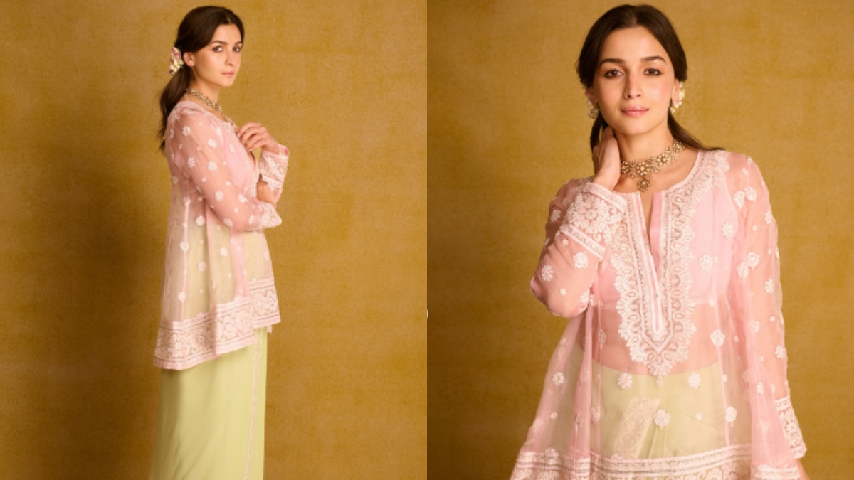 Alia Bhatt's pastel kurta and lungi look proves less is always more ...
