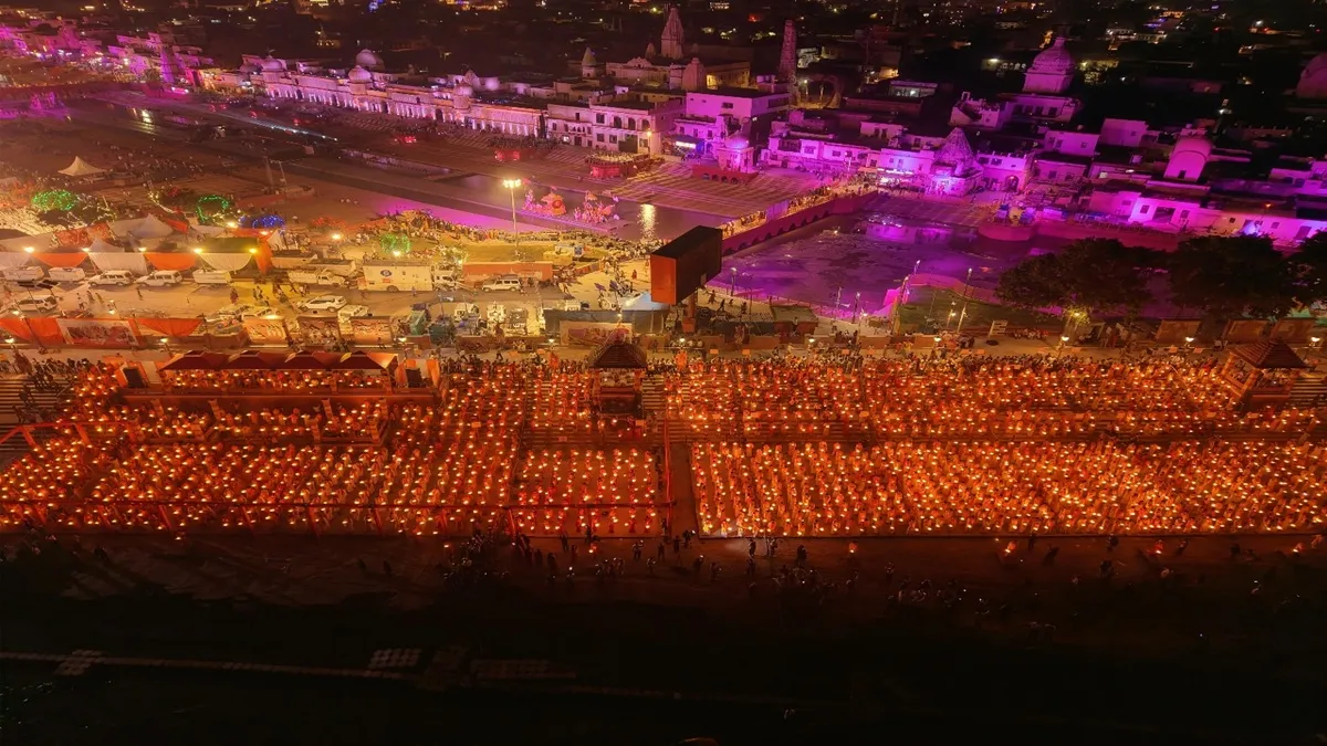 Deepotsav 2025 Ayodhya illuminates with over 26 lakh diyas Guinness ...