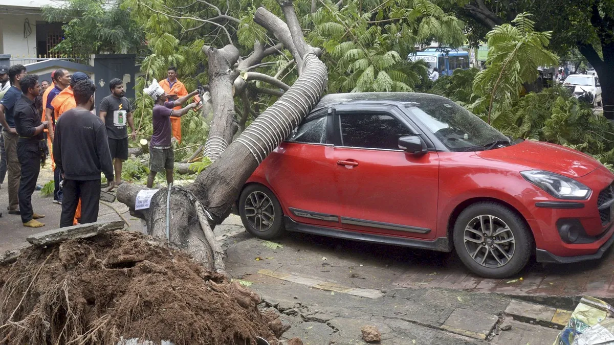 Cyclone Montha makes landfall: One dead in Andhra, heavy rain causes landslides in Odisha | Key ...