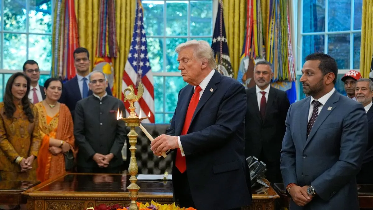Trump celebrates Diwali at White House, claims he spoke to PM Modi ...
