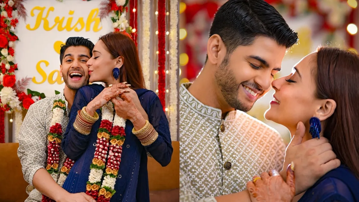 Sara Khan marries Krish Pathak, son of Ramayan's 'Lakshman' Sunil Lahri, in court | See pics ...