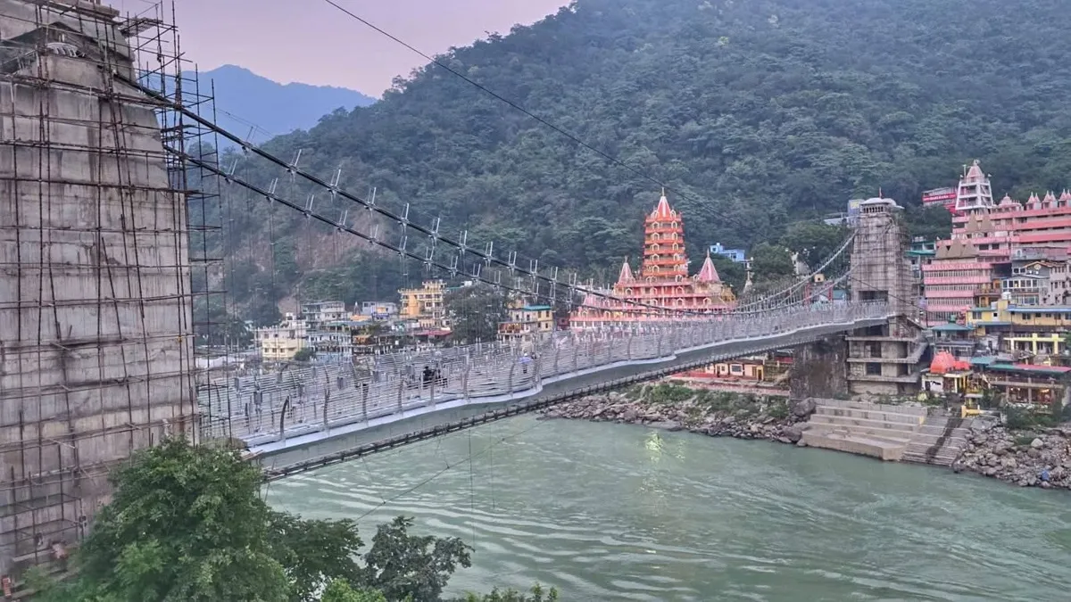 Rishikesh prepares for Bajrang Setu: New glass bridge to replace iconic ...