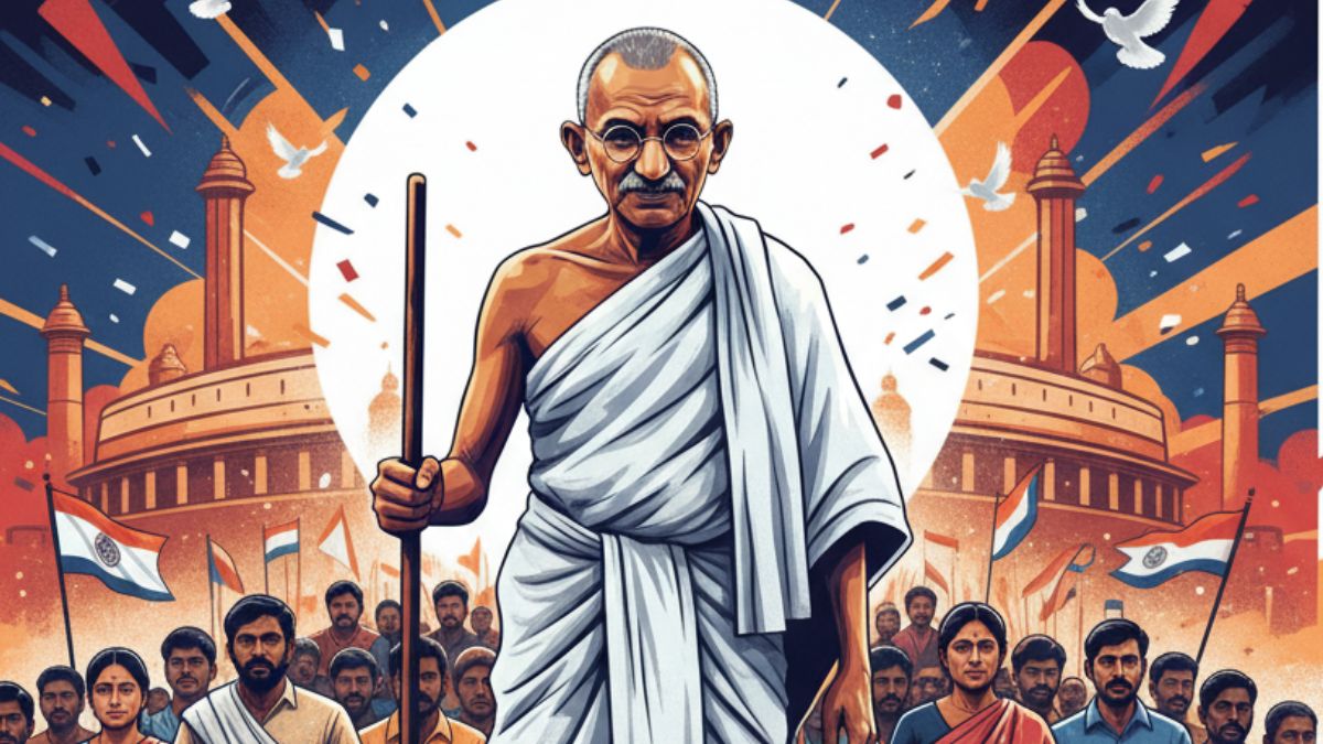 Gandhi Jayanti 2025 status video and wishes with images for WhatsApp ...