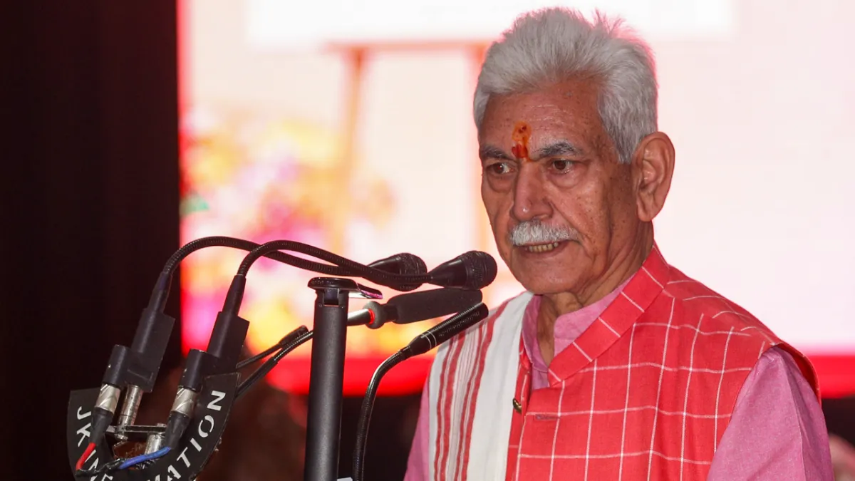 Jammu and Kashmir LG Manoj Sinha dismisses two teachers over terror ...